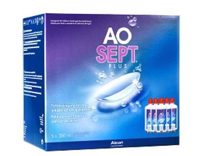 AOSept Plus (5x360ml) | Alle Pflegemittel | Linsensuppe.ch - Kontaktlinsen portofrei bestellen